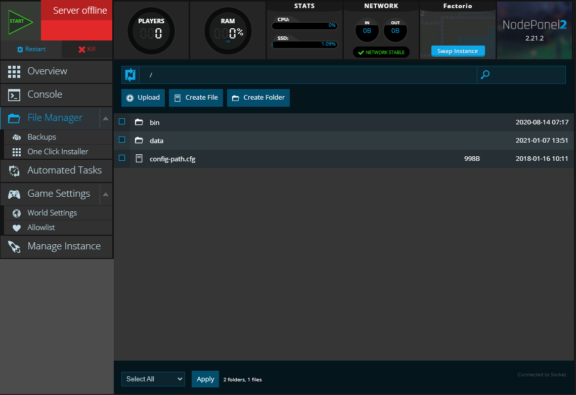 Uploading Save Game Files to Your Factorio Server | Factorio | Knowledgebase Article - Nodecraft